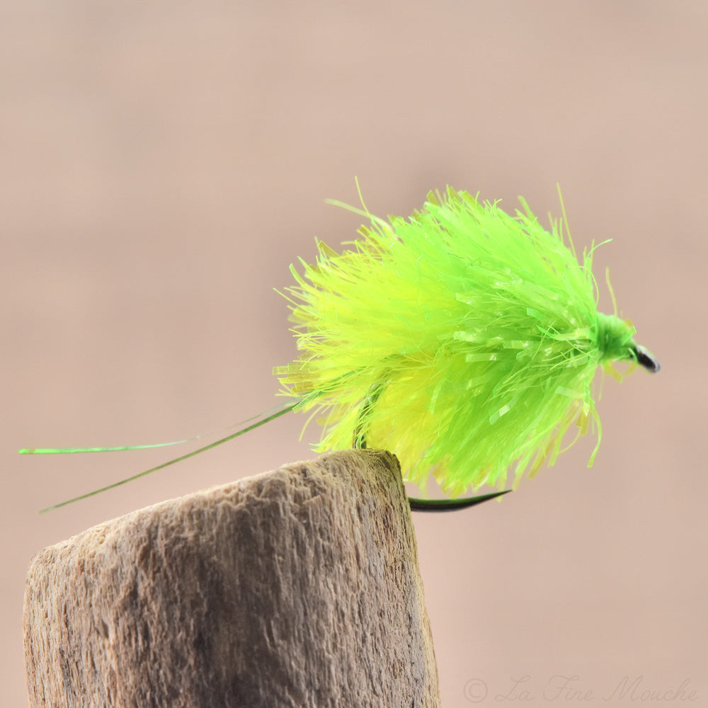 Green Blob "Yellow and Chartreuse" - Reservoir Fly – La Fine Mouche