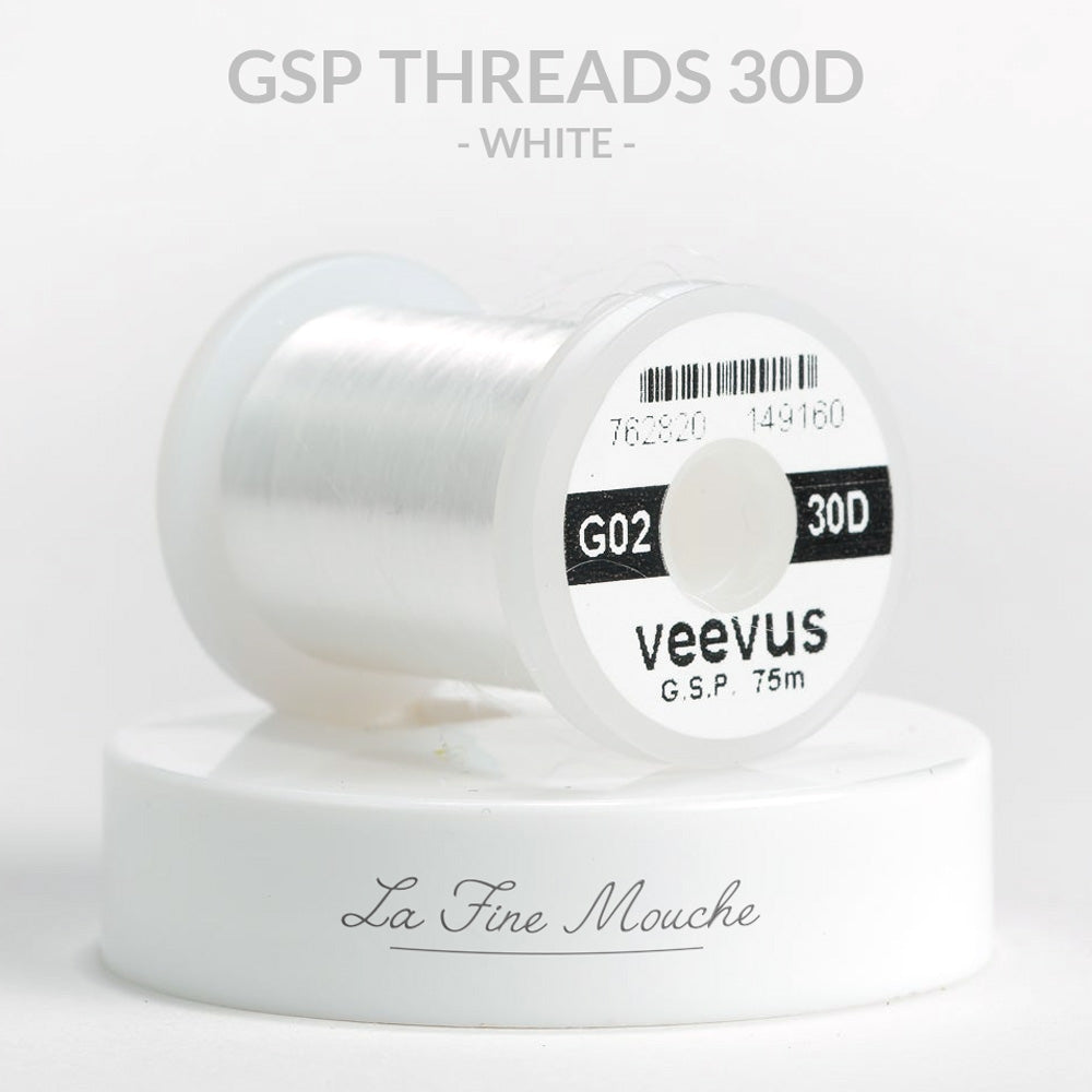 GSP Threads Veevus Microfilaments 30D (18/0) - 75 Mètres – La Fine Mouche