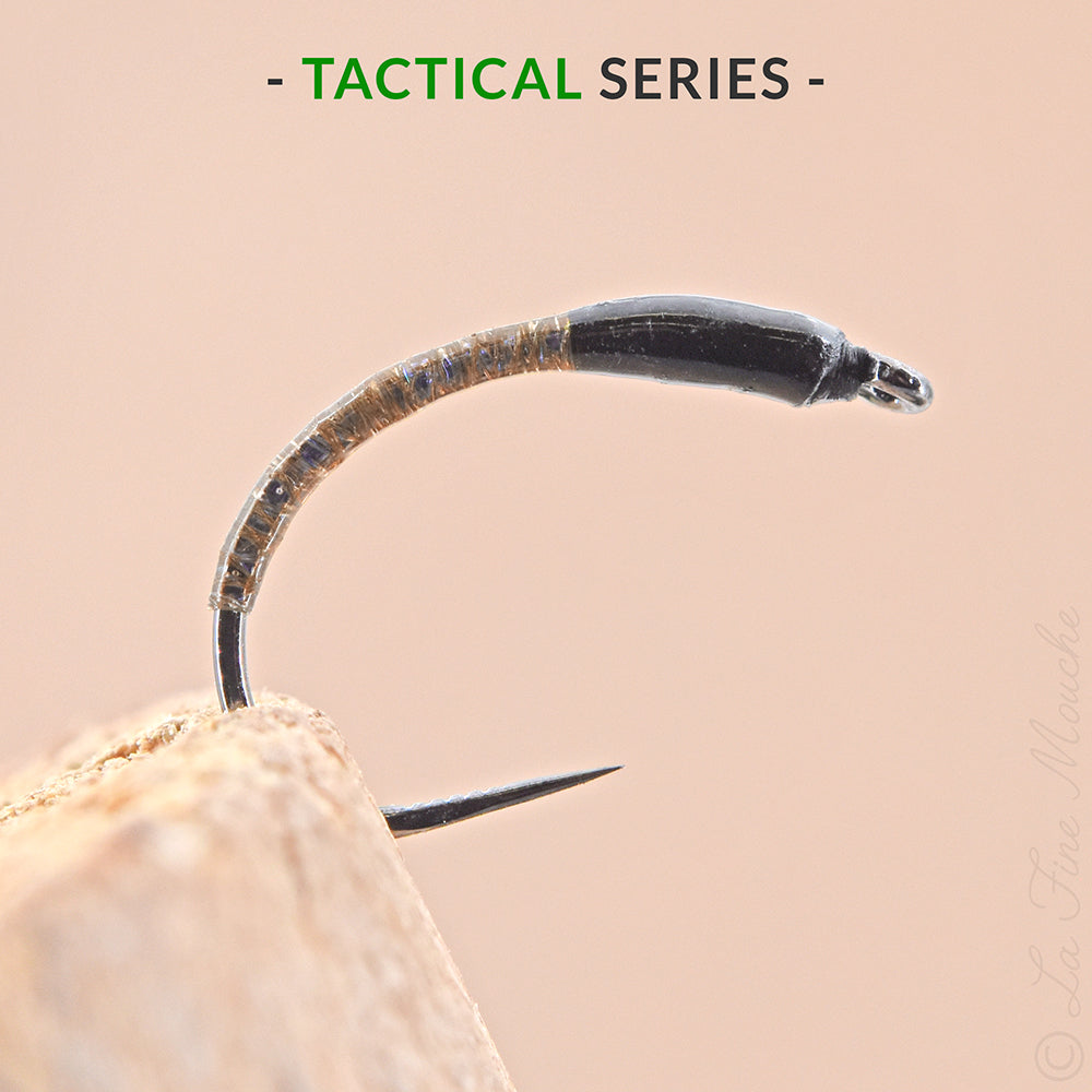 Nano Buzzer Brown - Tactical Series Stillwater Buzzer Fly – La Fine Mouche