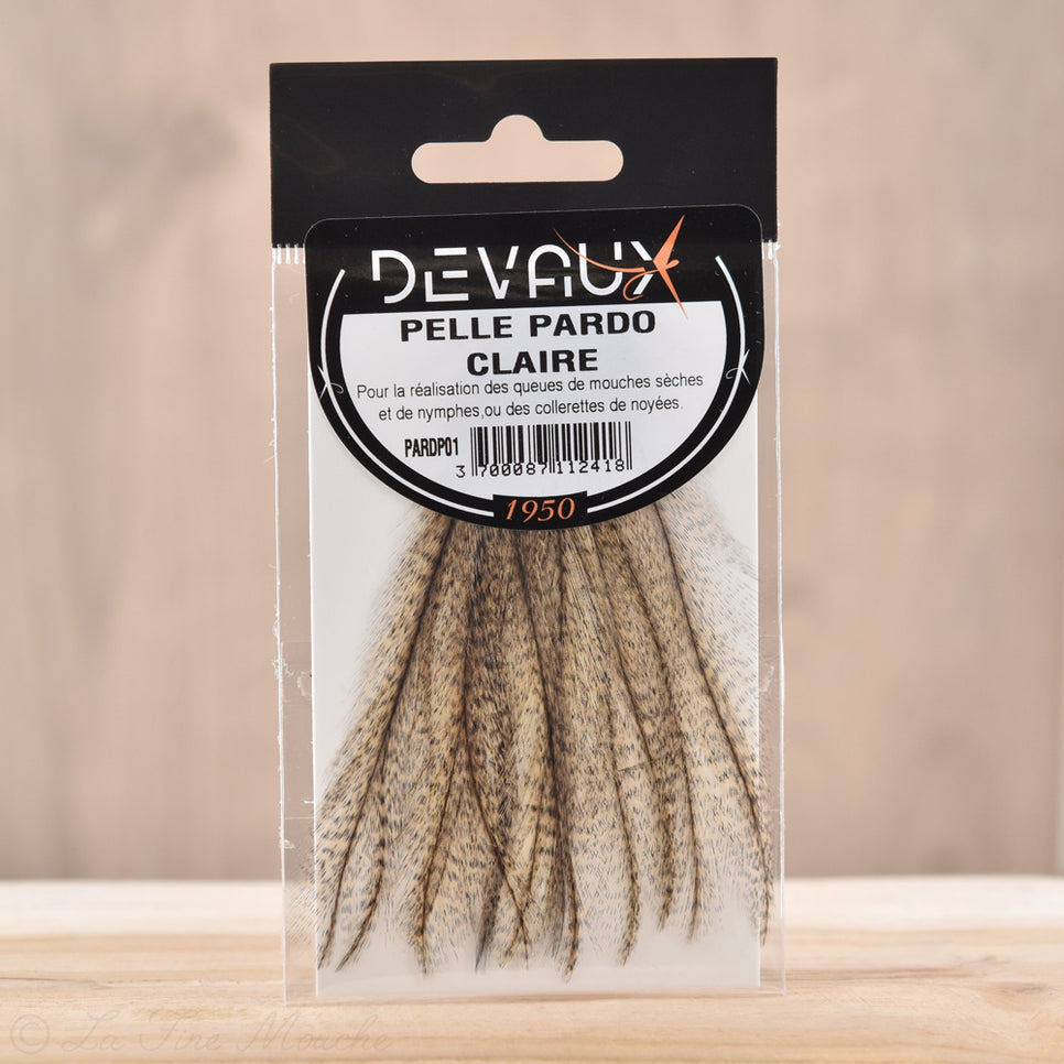 DEVAUX Pardo Rooster Saddle - Natural Feathers for Fly Tying Tails – La ...
