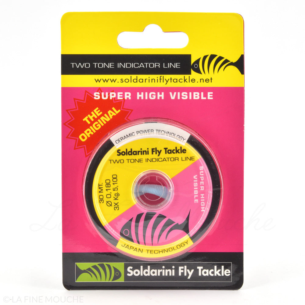 Soldarini Two Tones Indicator Line Nylon Mono 30m Pink-Yellow – La Fine ...